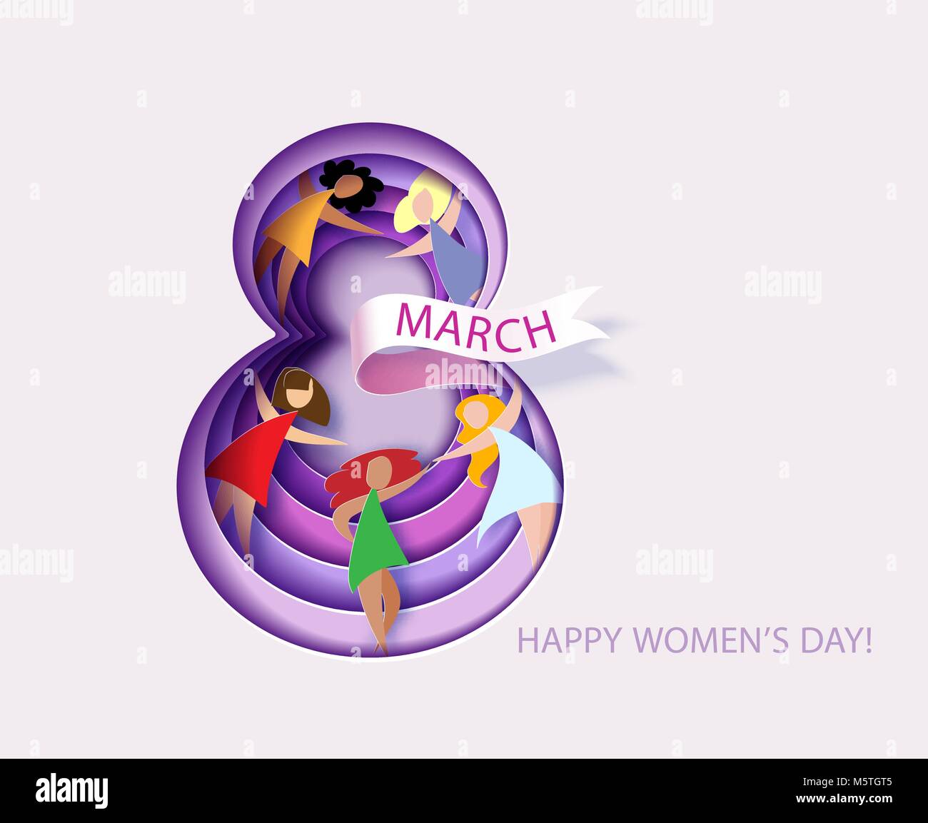 Beautiful woman paper number hi-res stock photography and images - Alamy