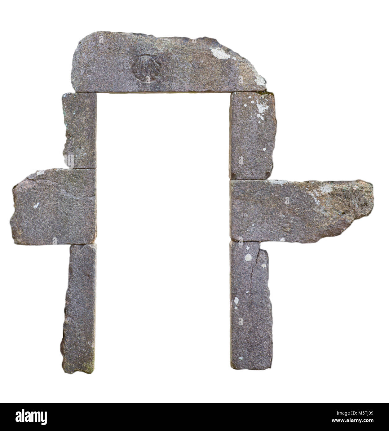 White stone facade Cut Out Stock Images & Pictures - Alamy