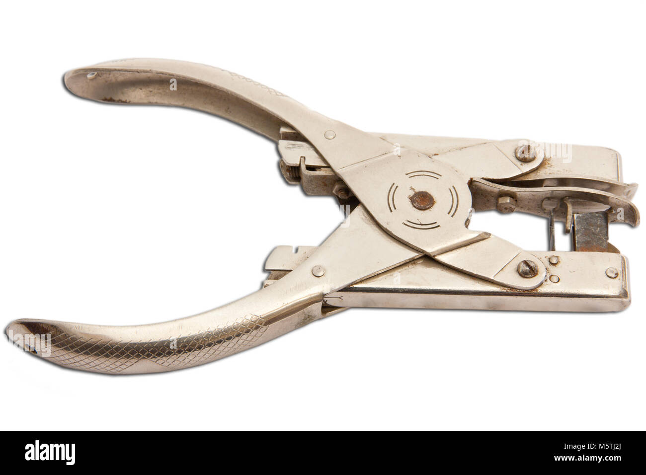 old paper stapler Stock Photo - Alamy