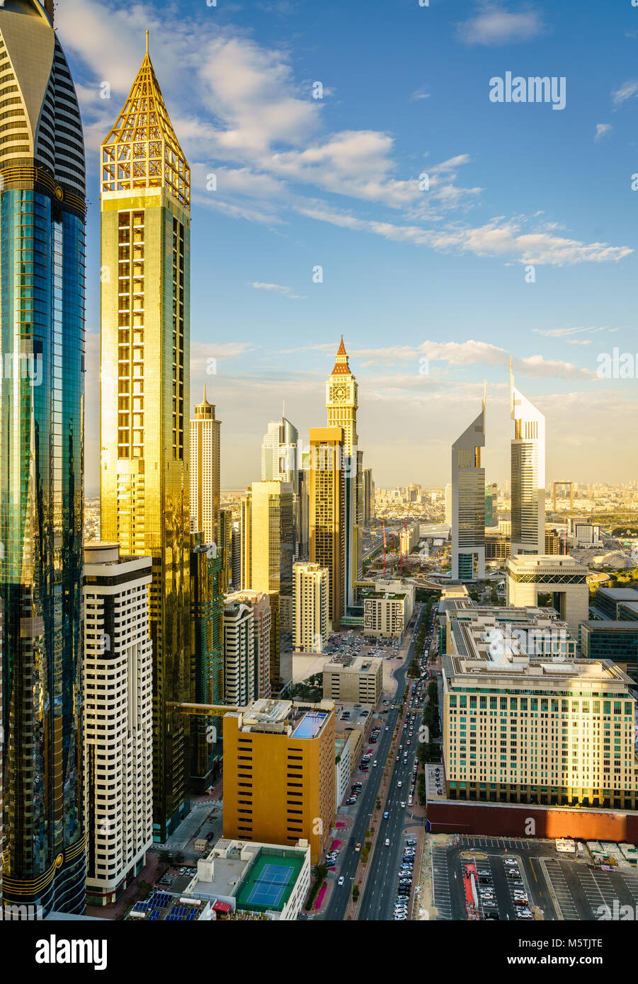 Dubai aerial view hi-res stock photography and images - Alamy