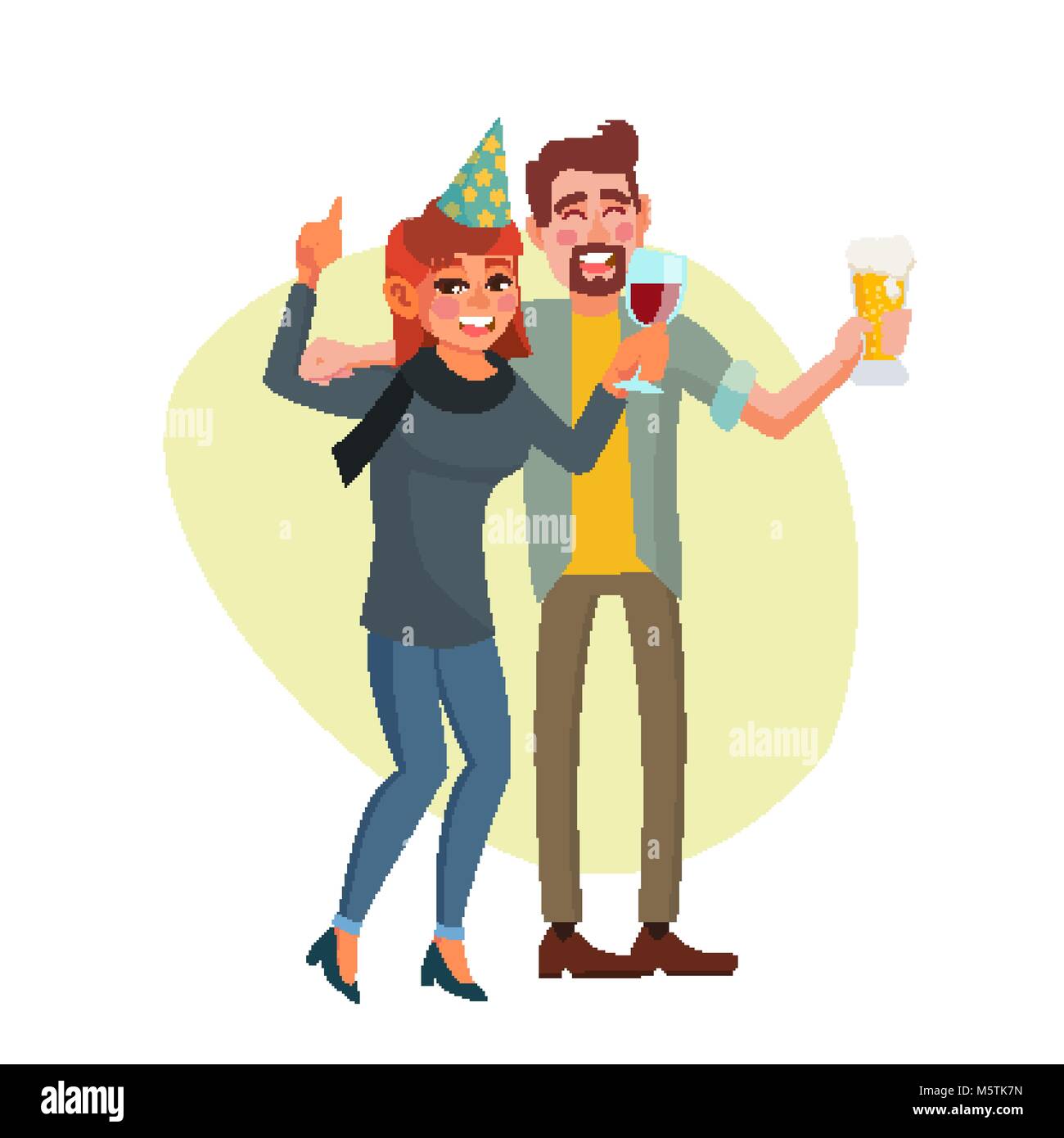 Drunk People Cartoon