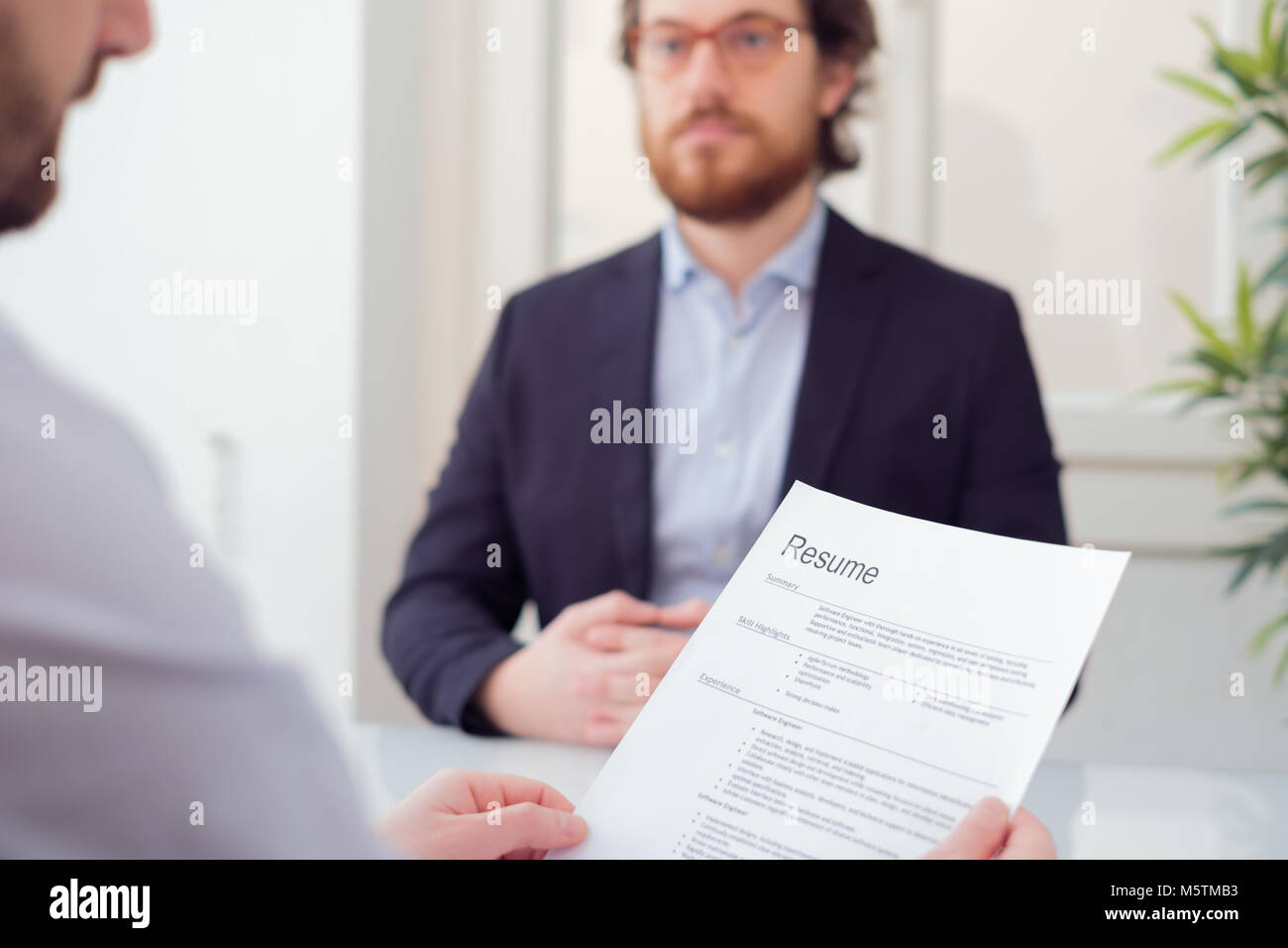 Employee interview hi-res stock photography and images - Alamy