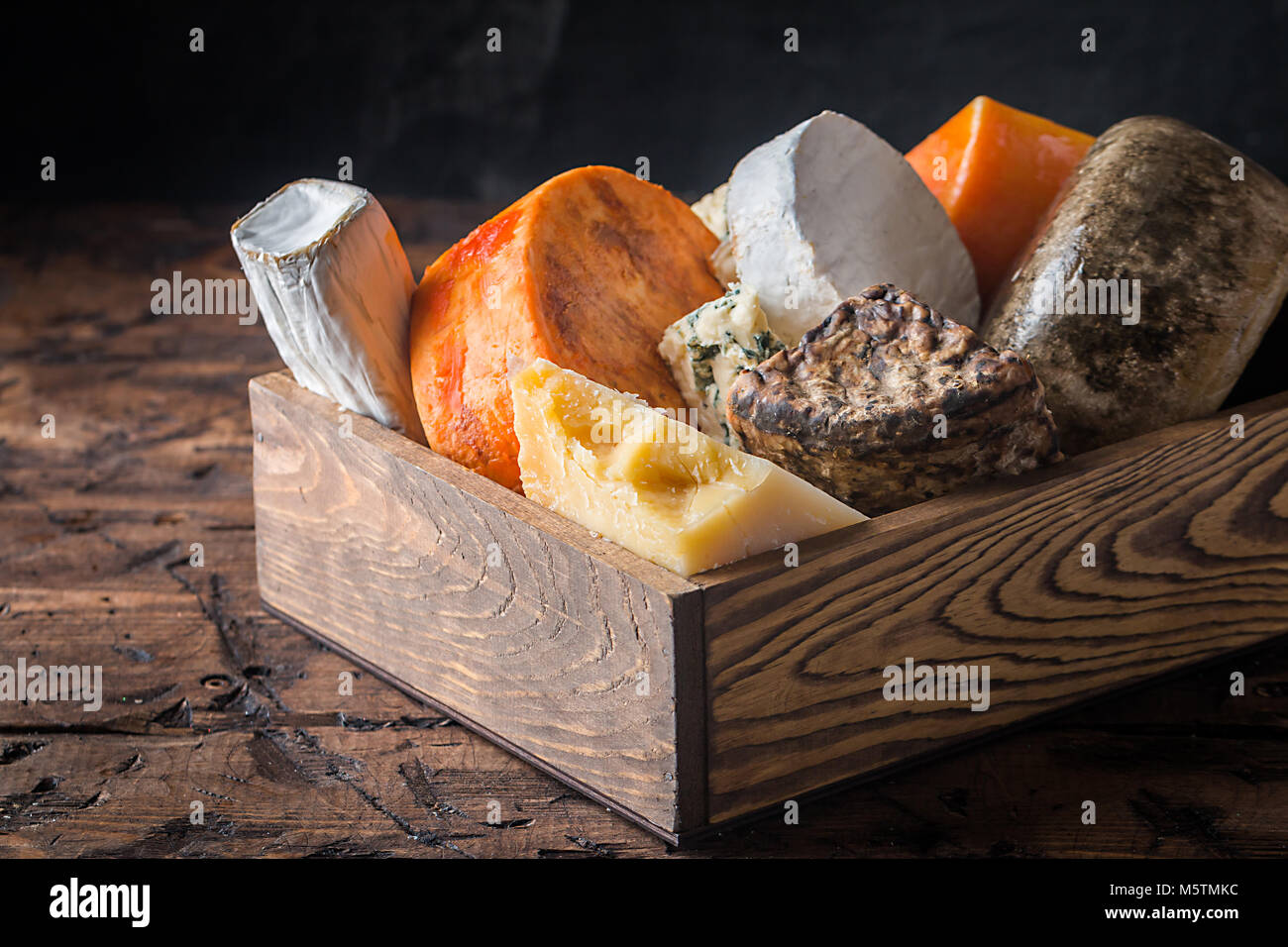 various types of cheese Stock Photo - Alamy