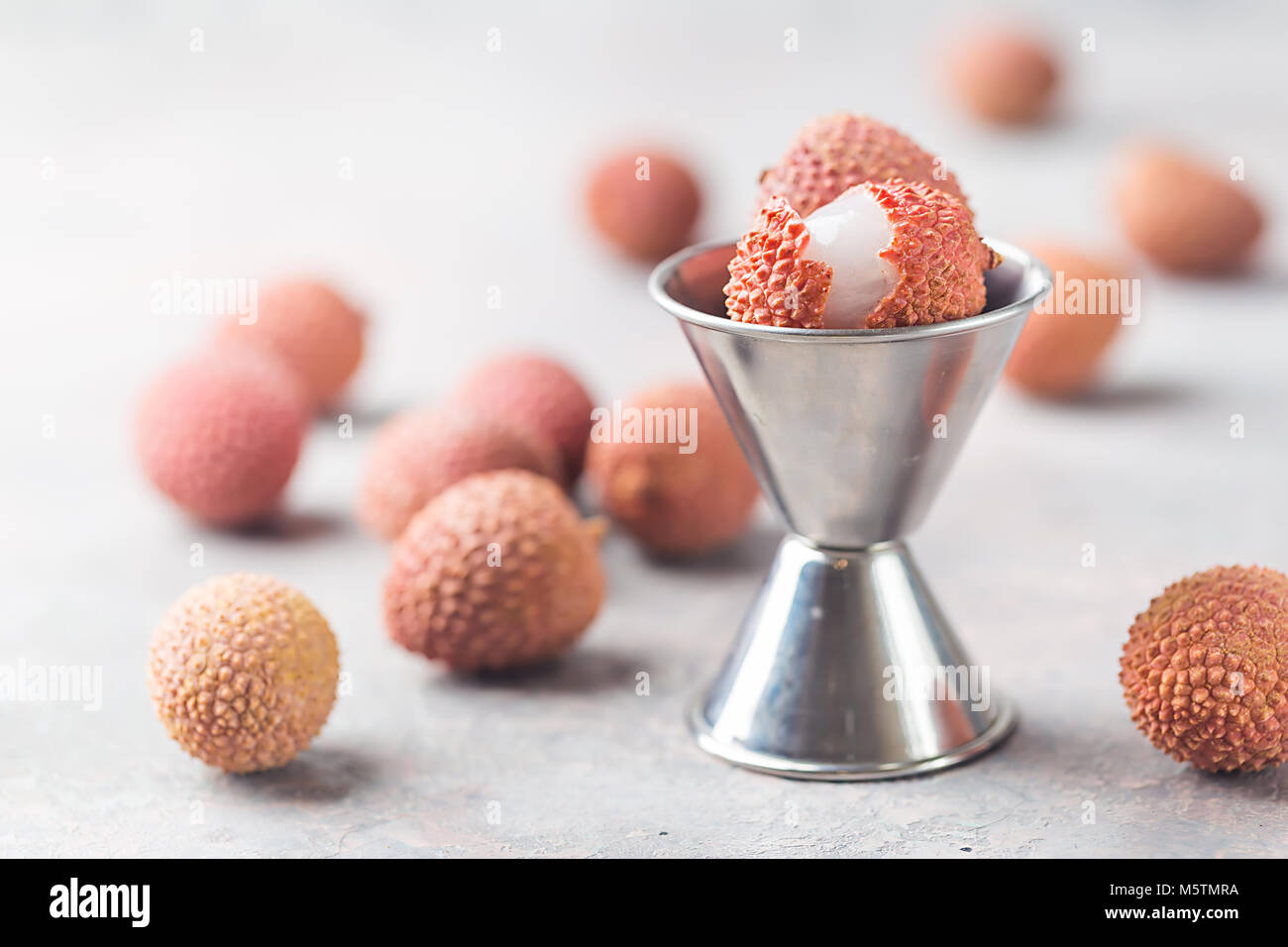 Fresh lychee fruits Stock Photo - Alamy