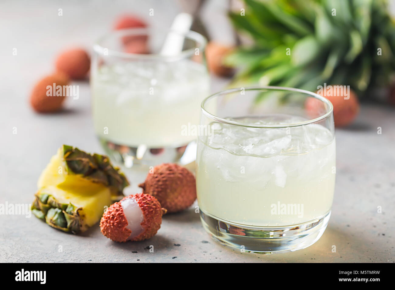 Fresh lychee lemonade Stock Photo - Alamy