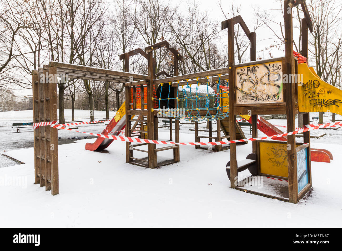 Broken Playground High Resolution Stock Photography and Images - Alamy