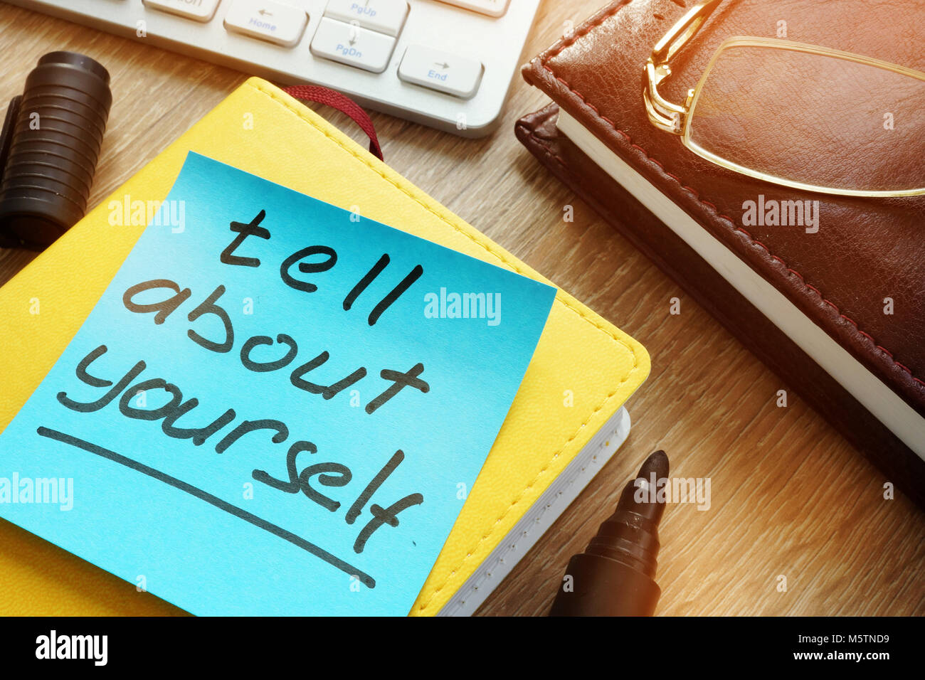 Tell me about yourself hi-res stock photography and images - Alamy