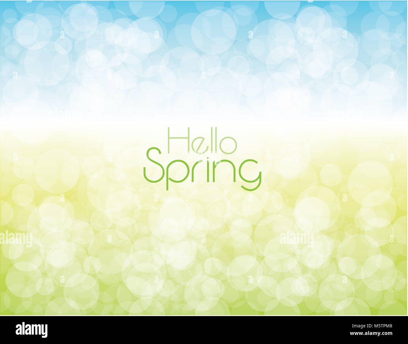 Hello spring abstract background hi-res stock photography and images ...
