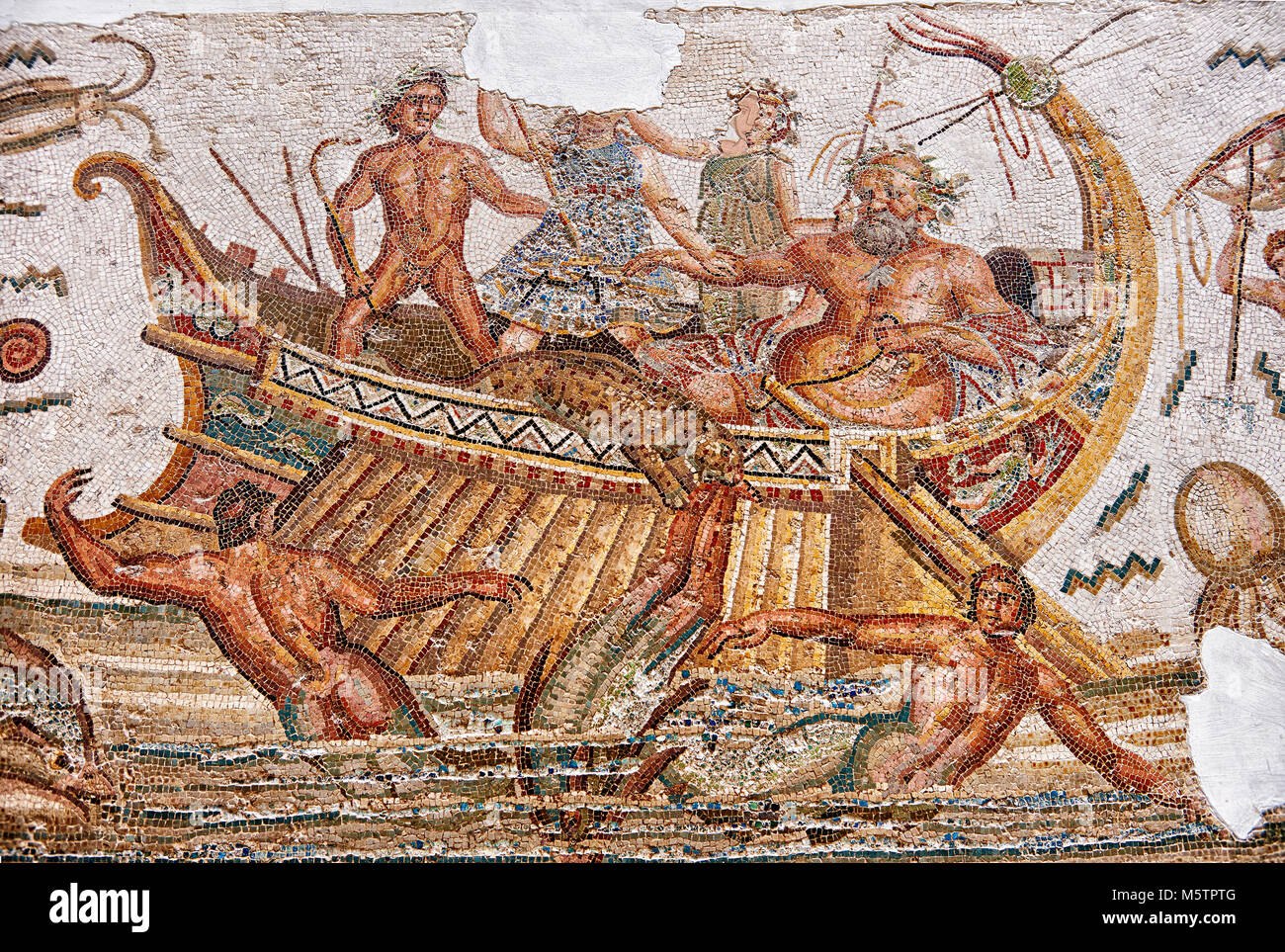 Roman mosaic with ship hi-res stock photography and images - Alamy
