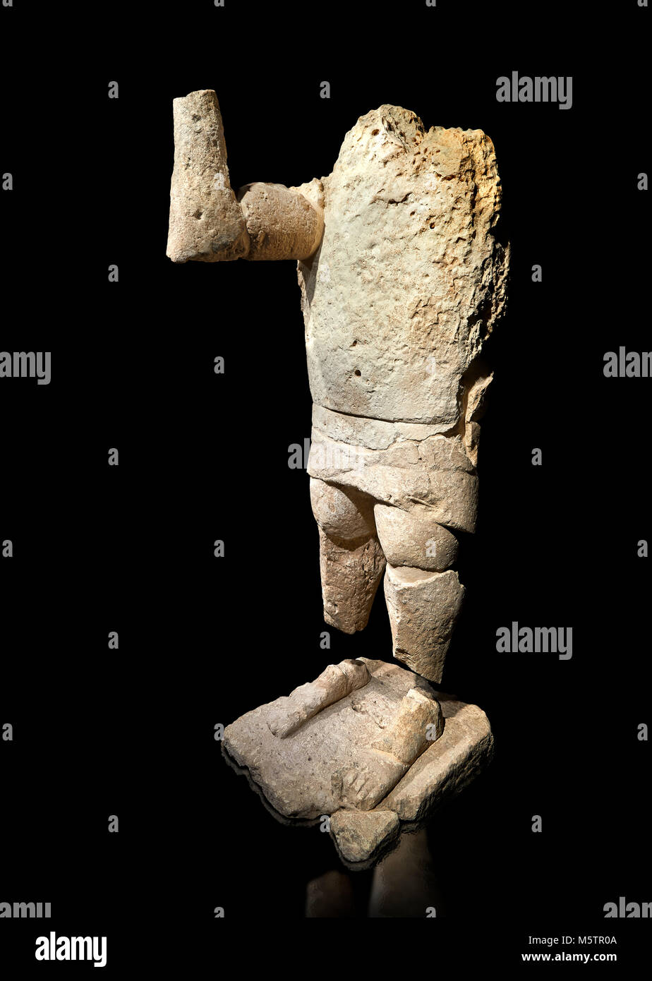 9th century BC Giants of Mont'e Prama Nuragic stone statue of a boxer ...