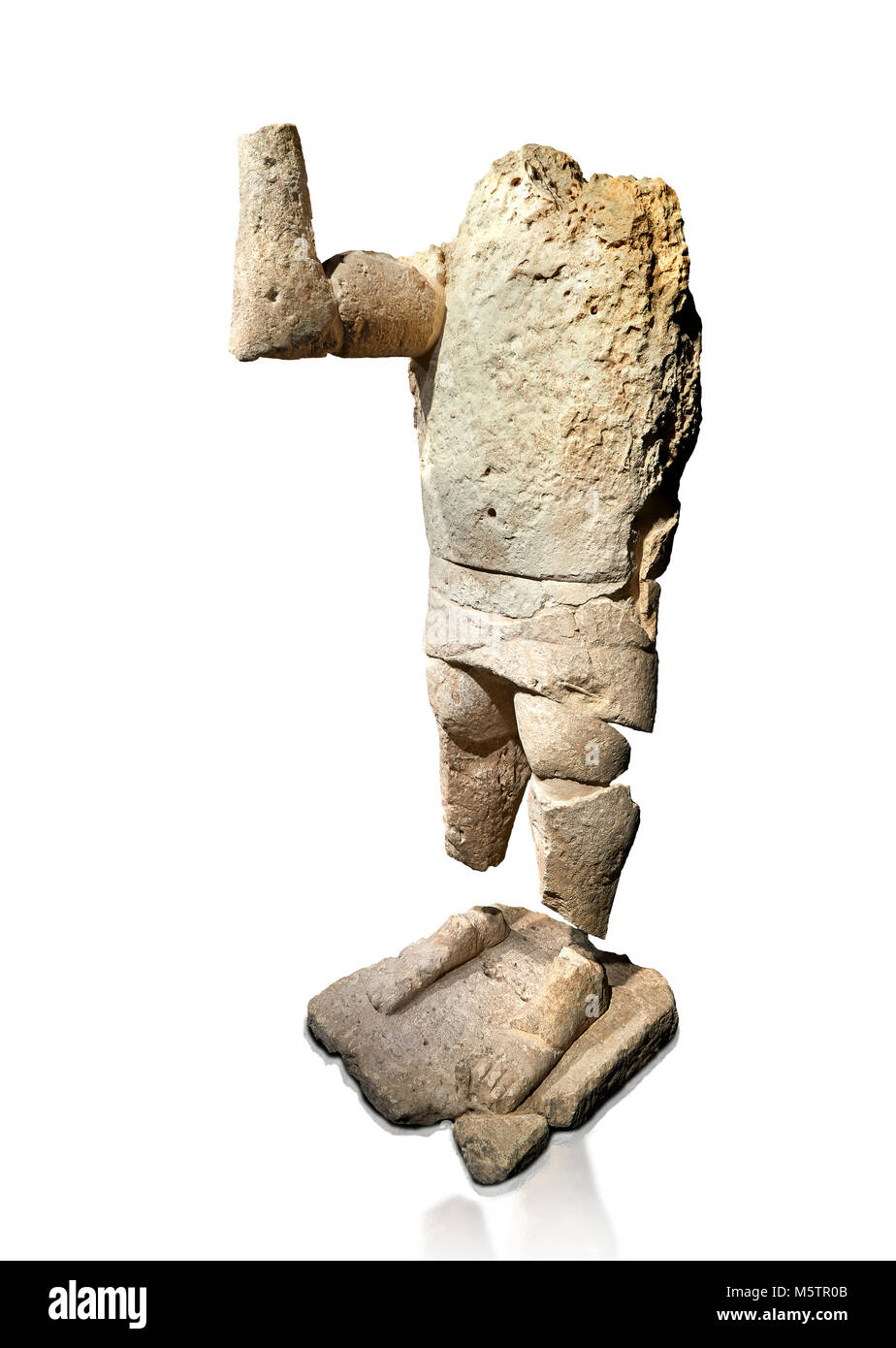 9th century BC Giants of Mont'e Prama Nuragic stone statue of a boxer ...