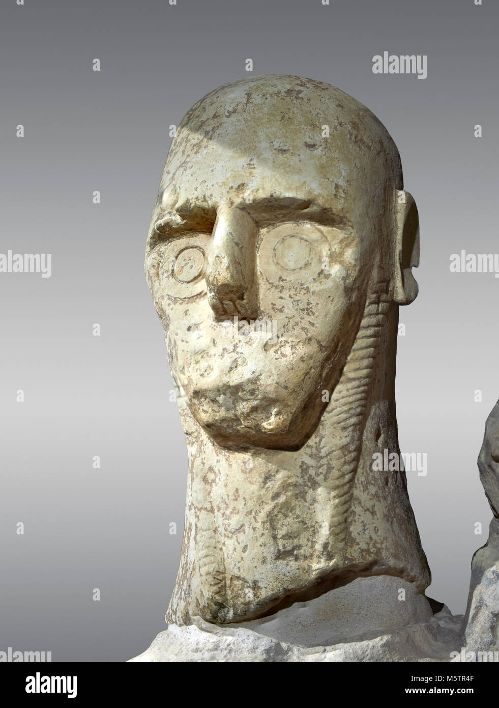 9th century BC Giants of Mont'e Prama Nuragic stone statue of a boxer ...