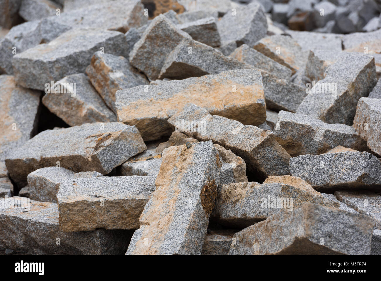 Brick road construction hi-res stock photography and images - Alamy