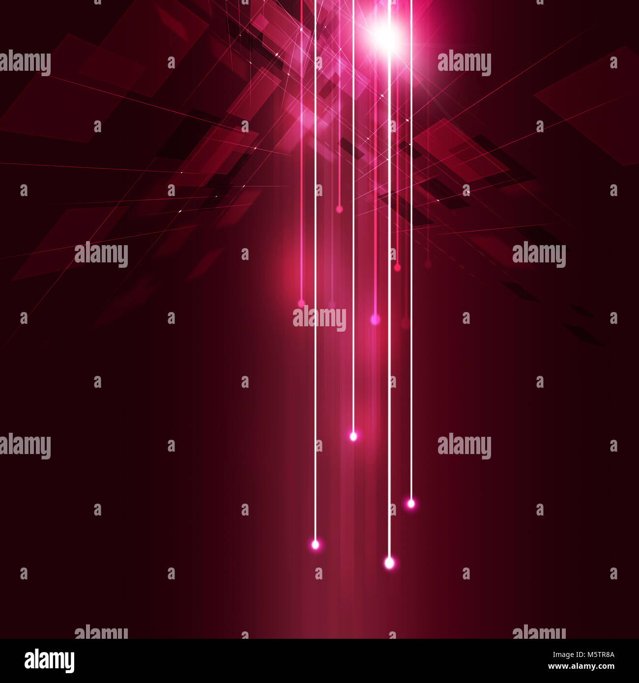 abstract business and technology concept red background Stock Photo - Alamy