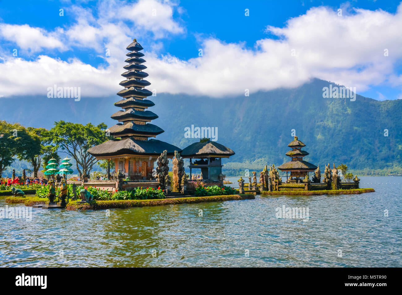 Bali water temple, Indonesia, Asia, Bedugal, Pura Ulu Danau Temple ...