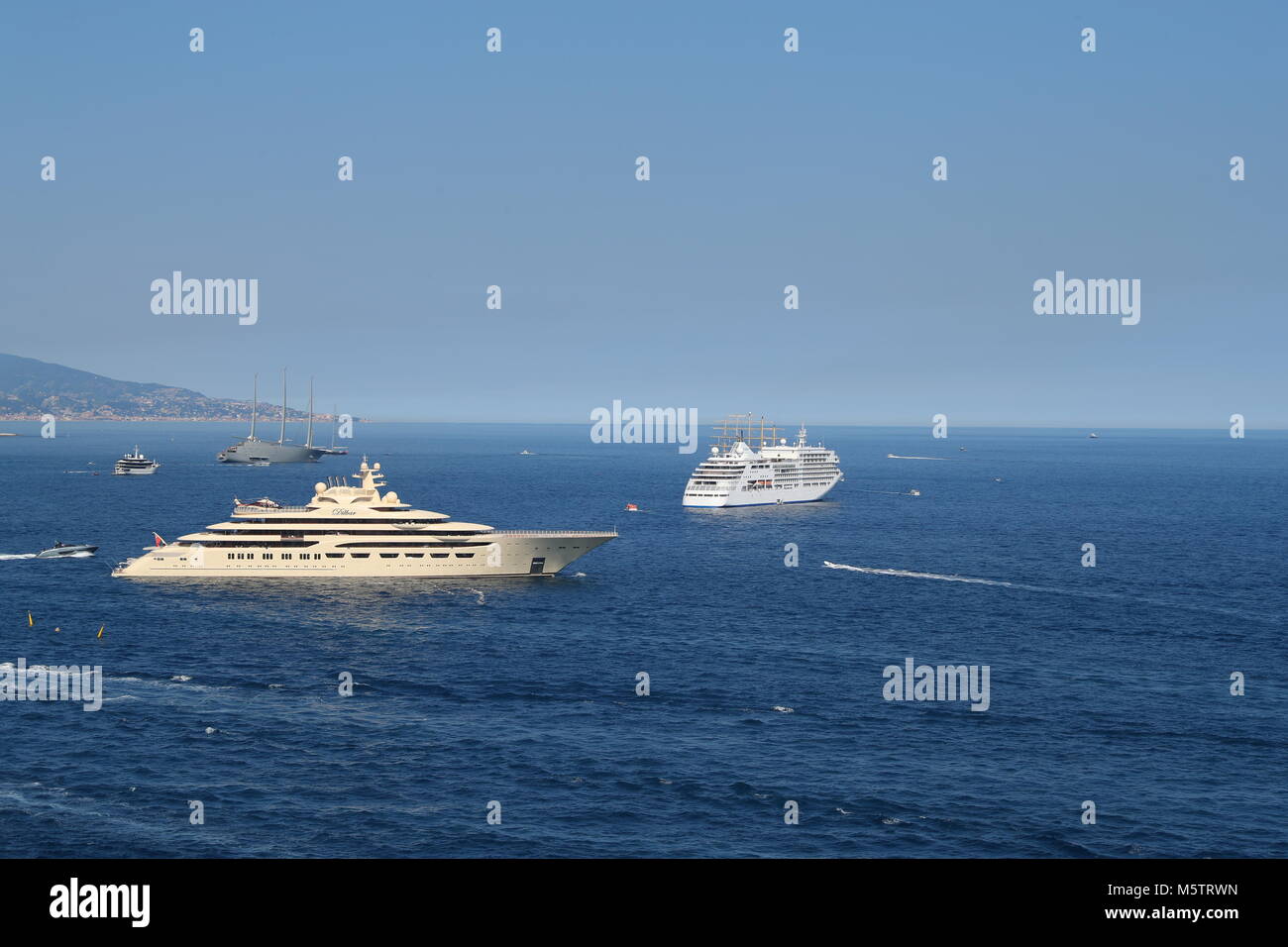 Greatest personal yacht in the world "Dilbar" owned by businessman ...