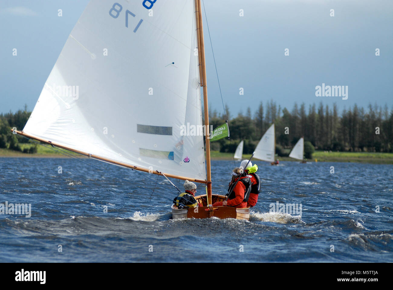 Cathy MacAleavey's Shannon One Design races to Roosky during the first ...