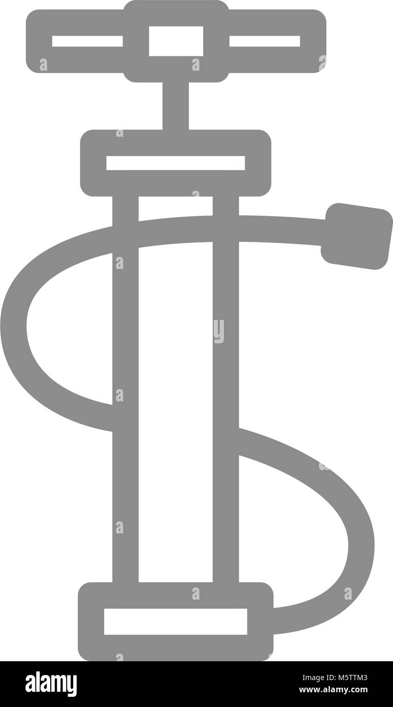 Simple car pump line icon. Symbol and sign vector illustration design ...