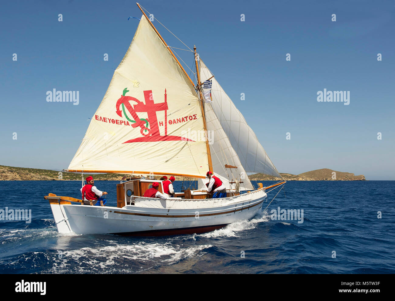 Classic wooden sailing boat hi-res stock photography and images - Alamy