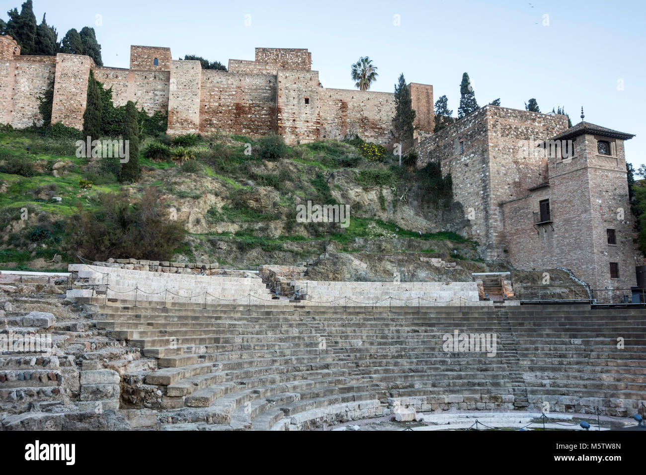 Alcazaba fortress, malaga hi-res stock photography and images - Alamy