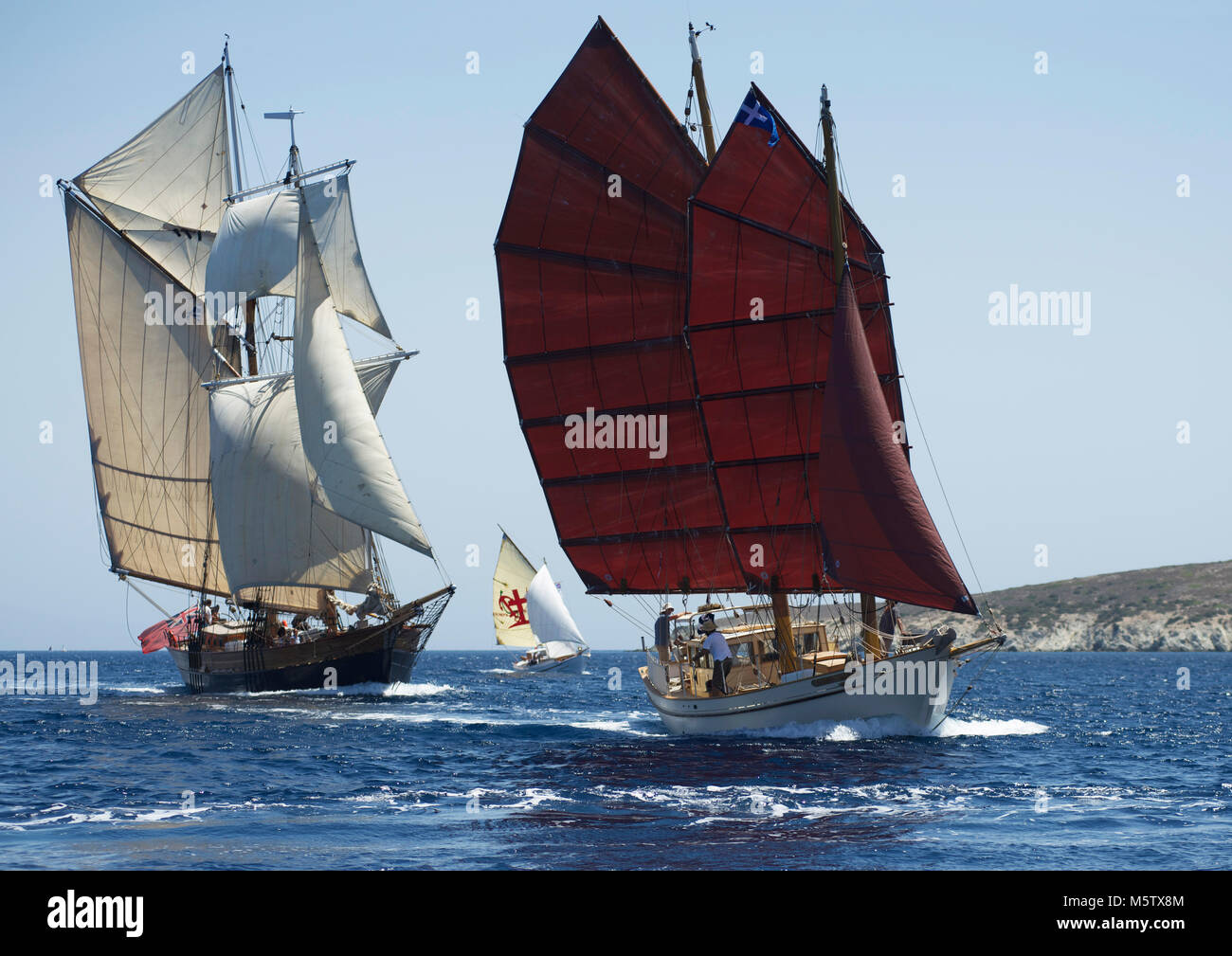 Gaff rig schooner hi-res stock photography and images - Alamy