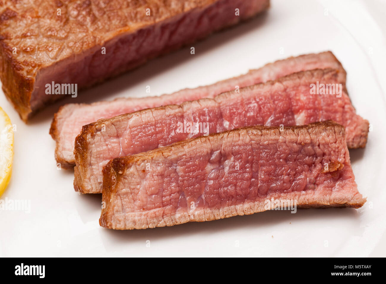 Steak, rare steak, snow beef Stock Photo - Alamy
