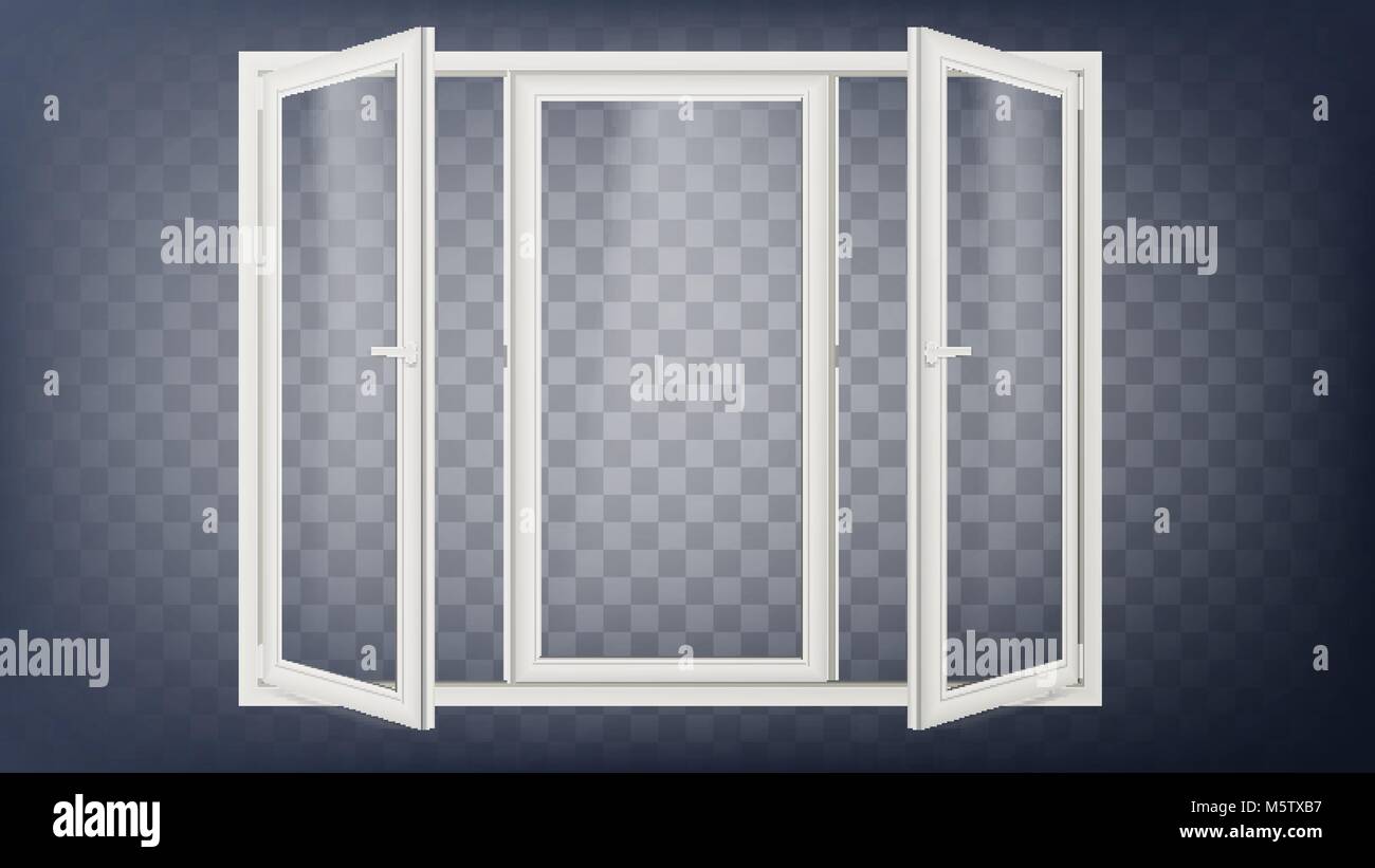 Plastic Door Vector. Plastic Door Frame. Opened Store Door. Building ...