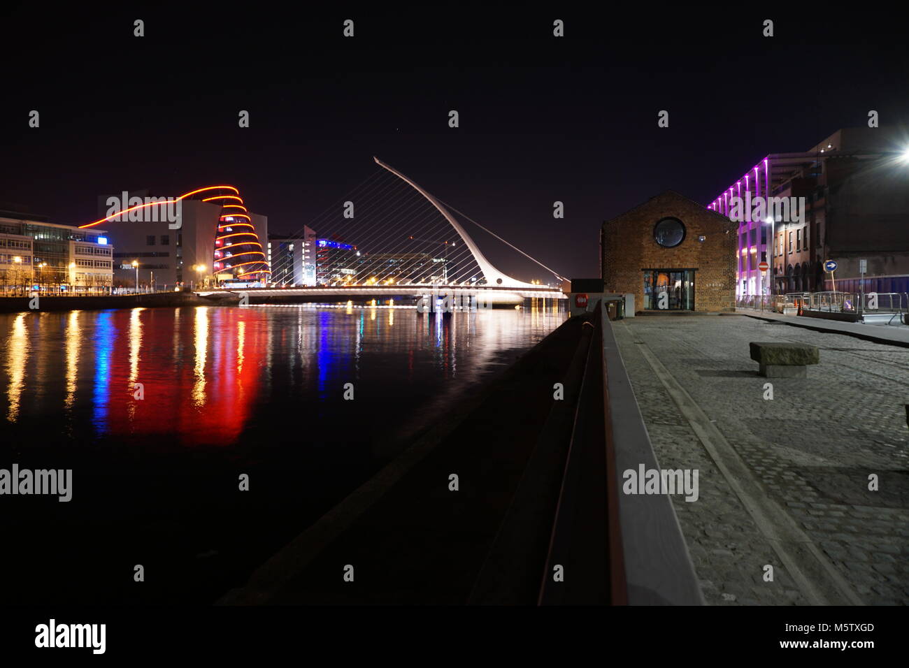 Dublin at night Stock Photo - Alamy