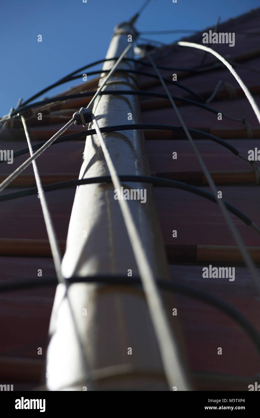 Mast of the Athena, a modern replica of a traditional Greek sponge ...