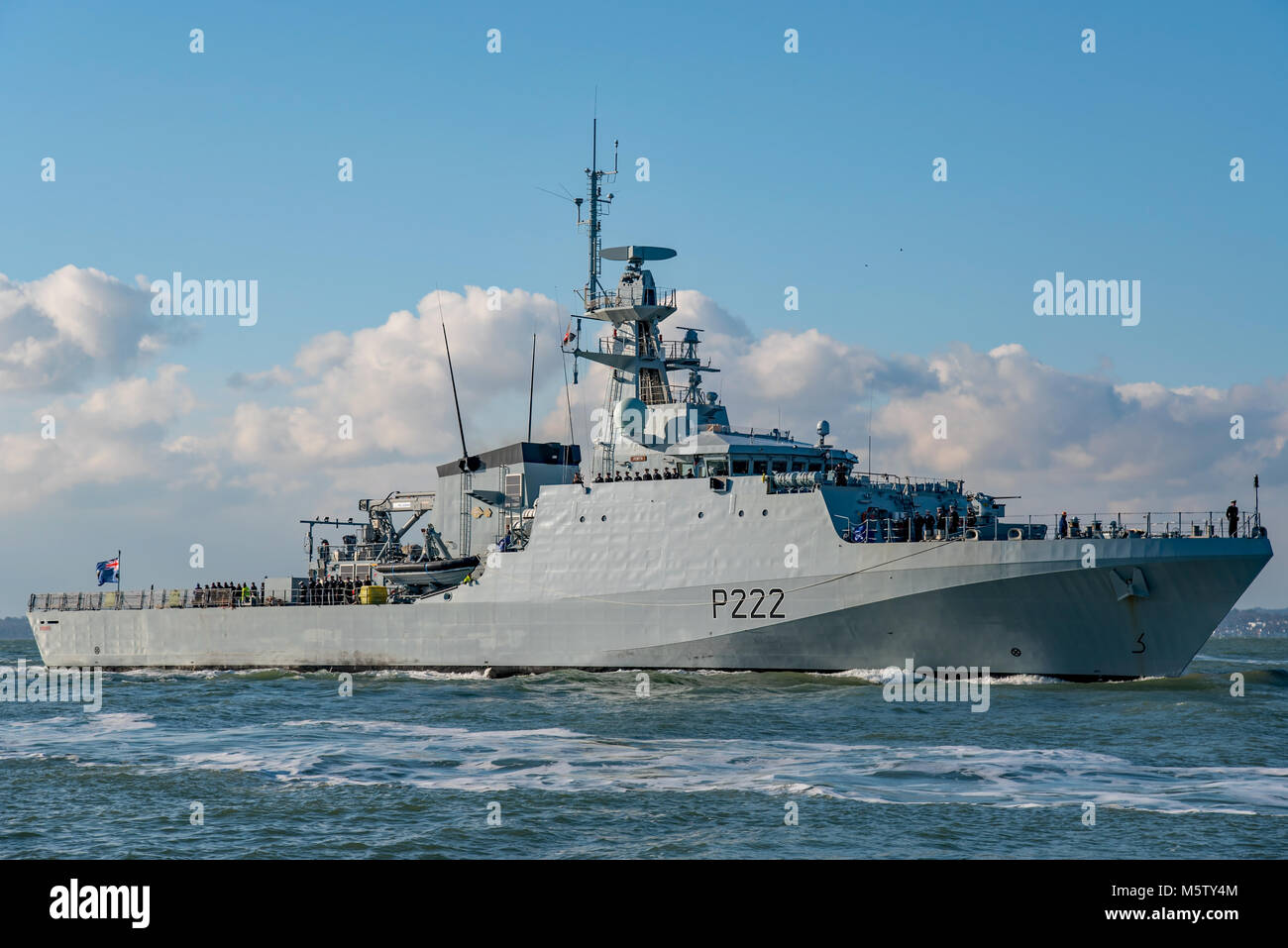 Royal Navy River Class Patrol Vessel High Resolution Stock Photography ...