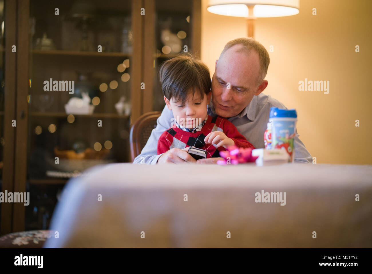 Father and son bonding Stock Photo - Alamy