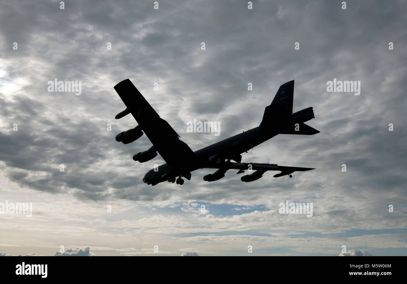 USAF Boeing B-52H Statofortress bomber 61-0004 from the 2nd BW, 20th BS ...