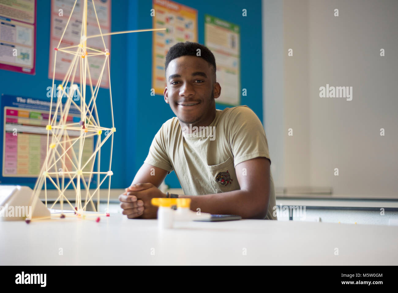 Black university students lab hi-res stock photography and images - Alamy