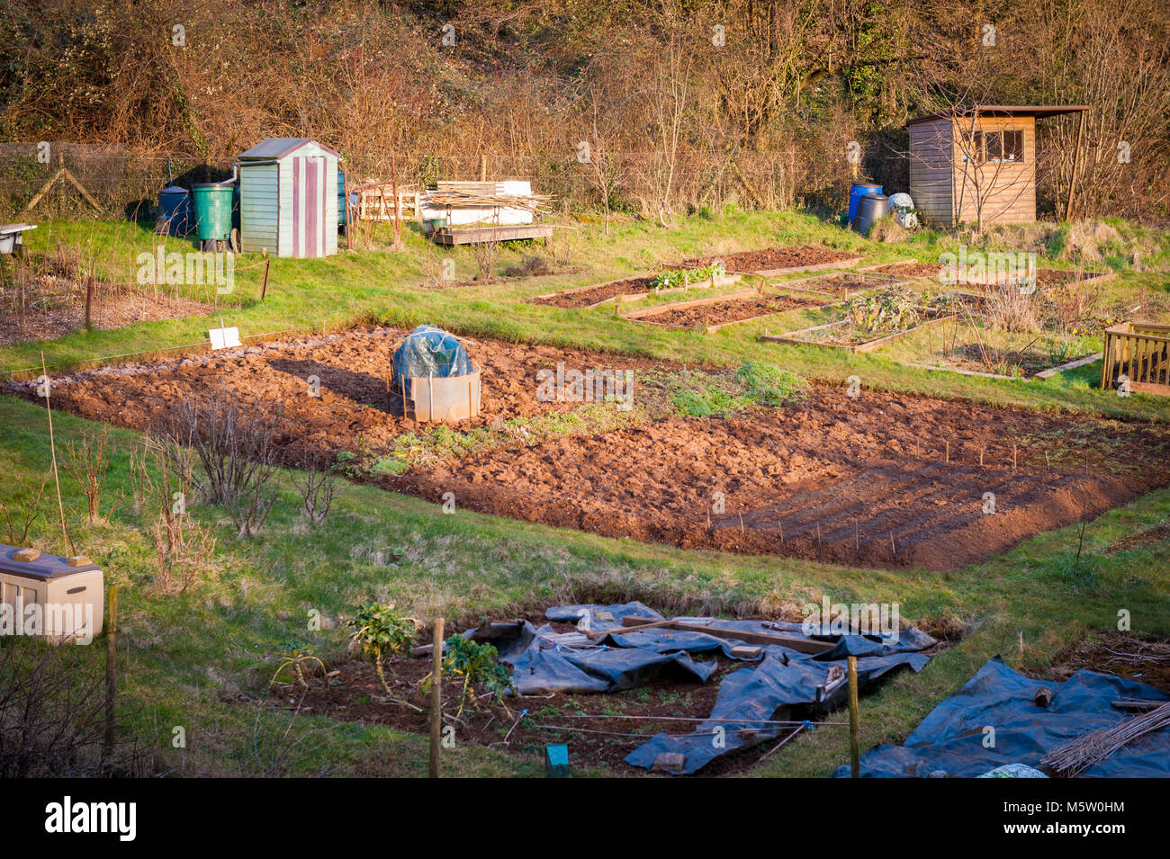 Allotments wales hi-res stock photography and images - Alamy