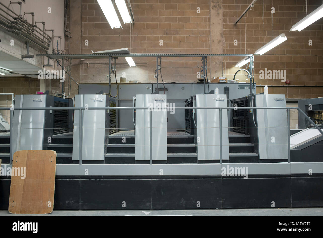 inside the facilities of a modern day printers Stock Photo - Alamy