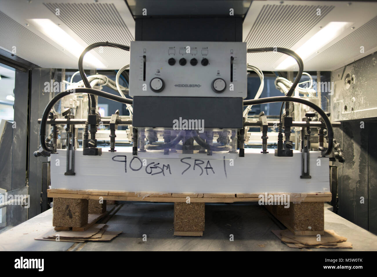 inside the facilities of a modern day printers Stock Photo - Alamy