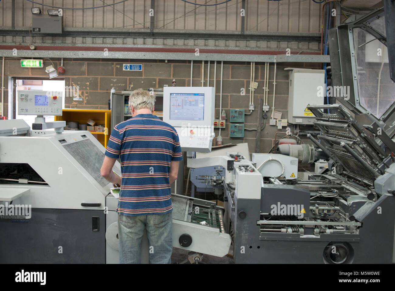 inside the facilities of a modern day printers Stock Photo - Alamy