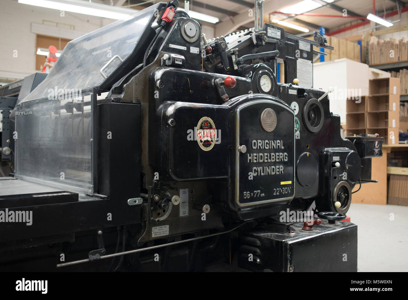 inside the facilities of a modern day printers Stock Photo - Alamy