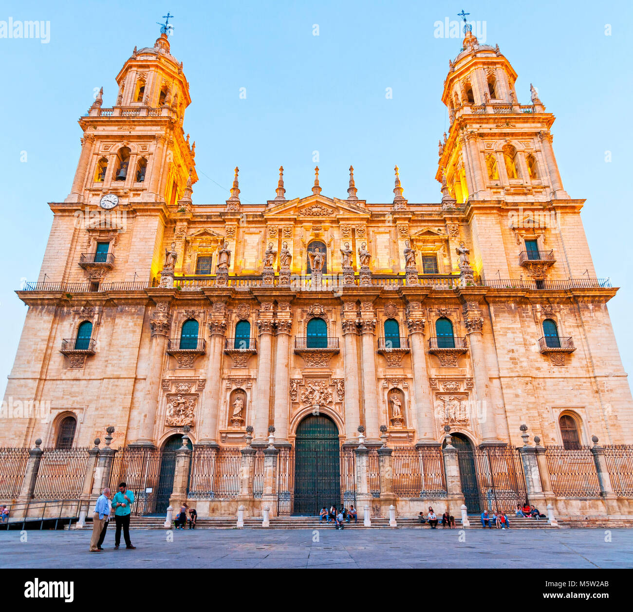Catedral de la Asunción de la Virgen. Ciudad de Jaén. Andalucía. España ...