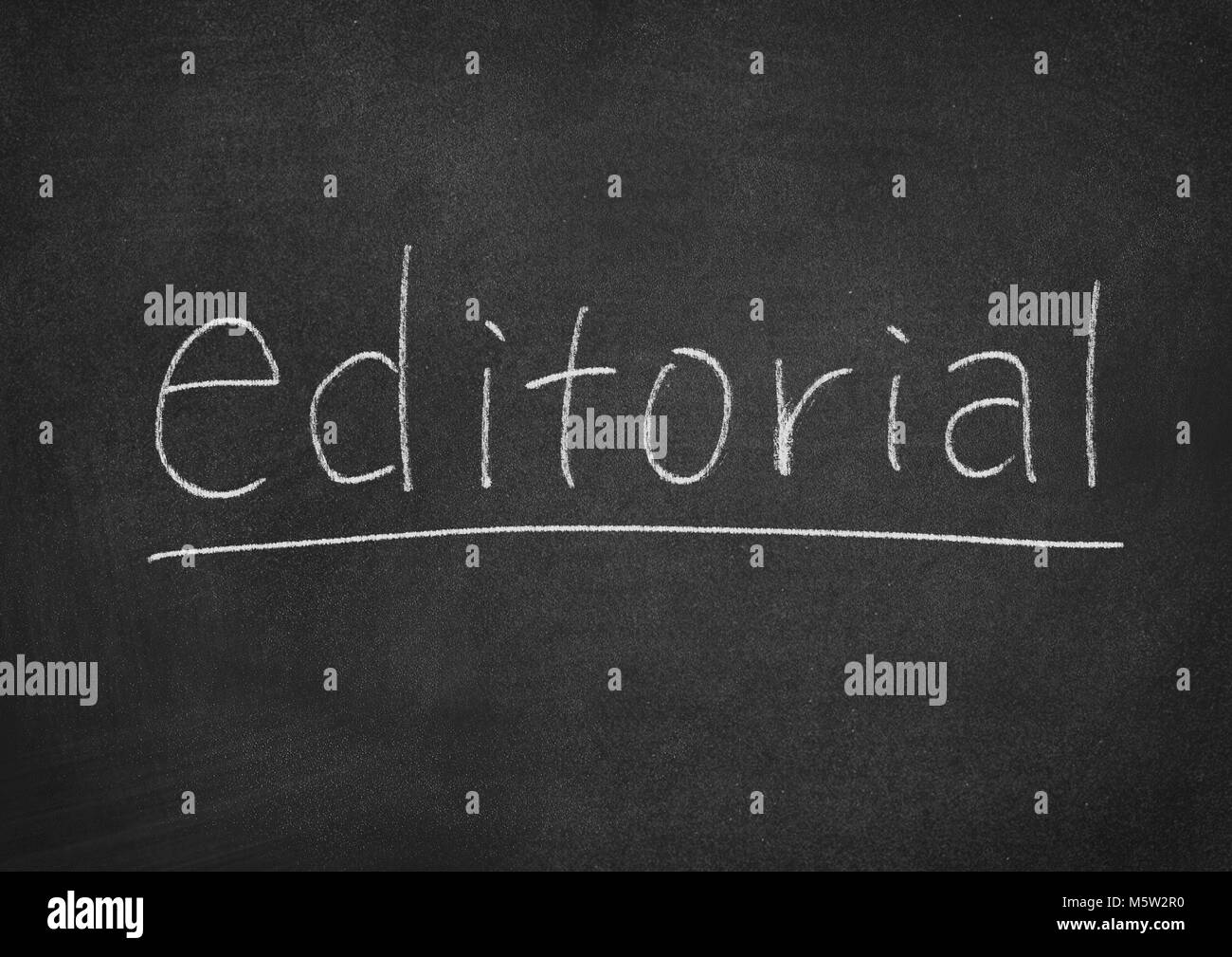editorial concept word on a chalkboard background Stock Photo - Alamy