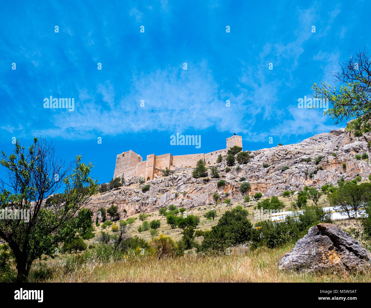 Castillo de Santa Catalina. Ciudad de Jaén. Andalucía. España Stock ...