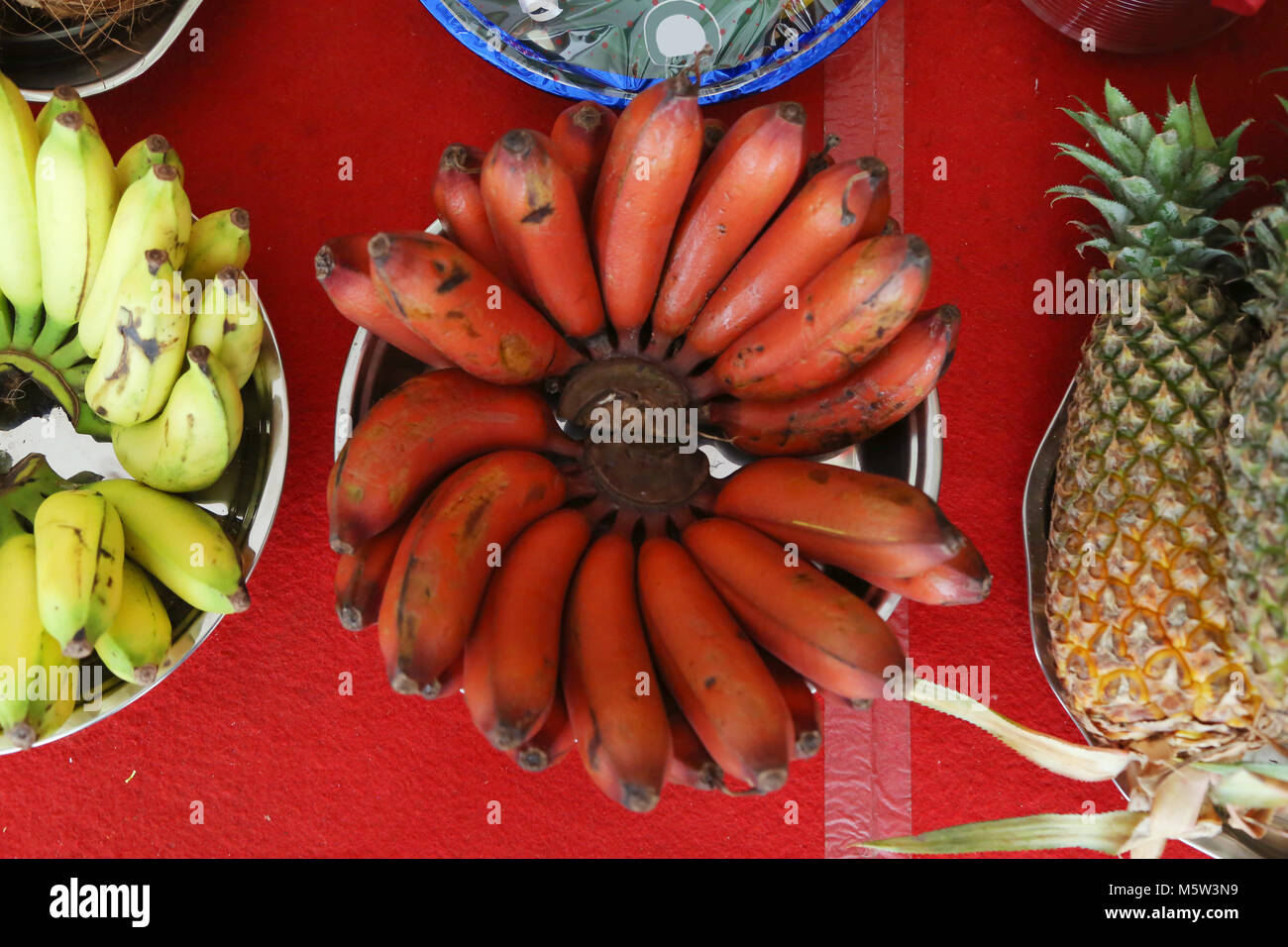 Wedding rituals, banana and pineapple Stock Photo - Alamy