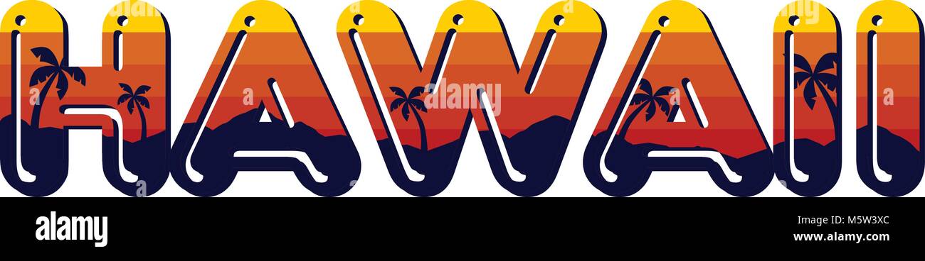 beach time tropical island summer vacation vector art logo template ...