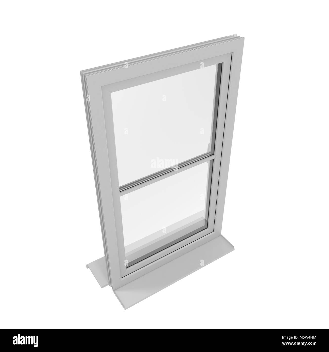 3d rendering window frame isolated Black and White Stock Photos ...