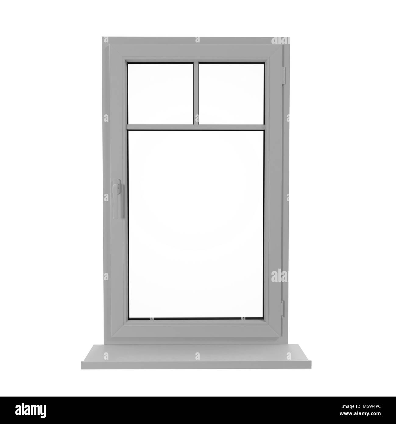 3d rendering window frame isolated Black and White Stock Photos ...