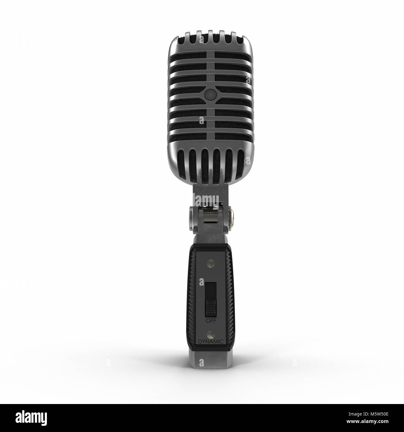 Classic Microphone Front View High Resolution Stock Photography and ...