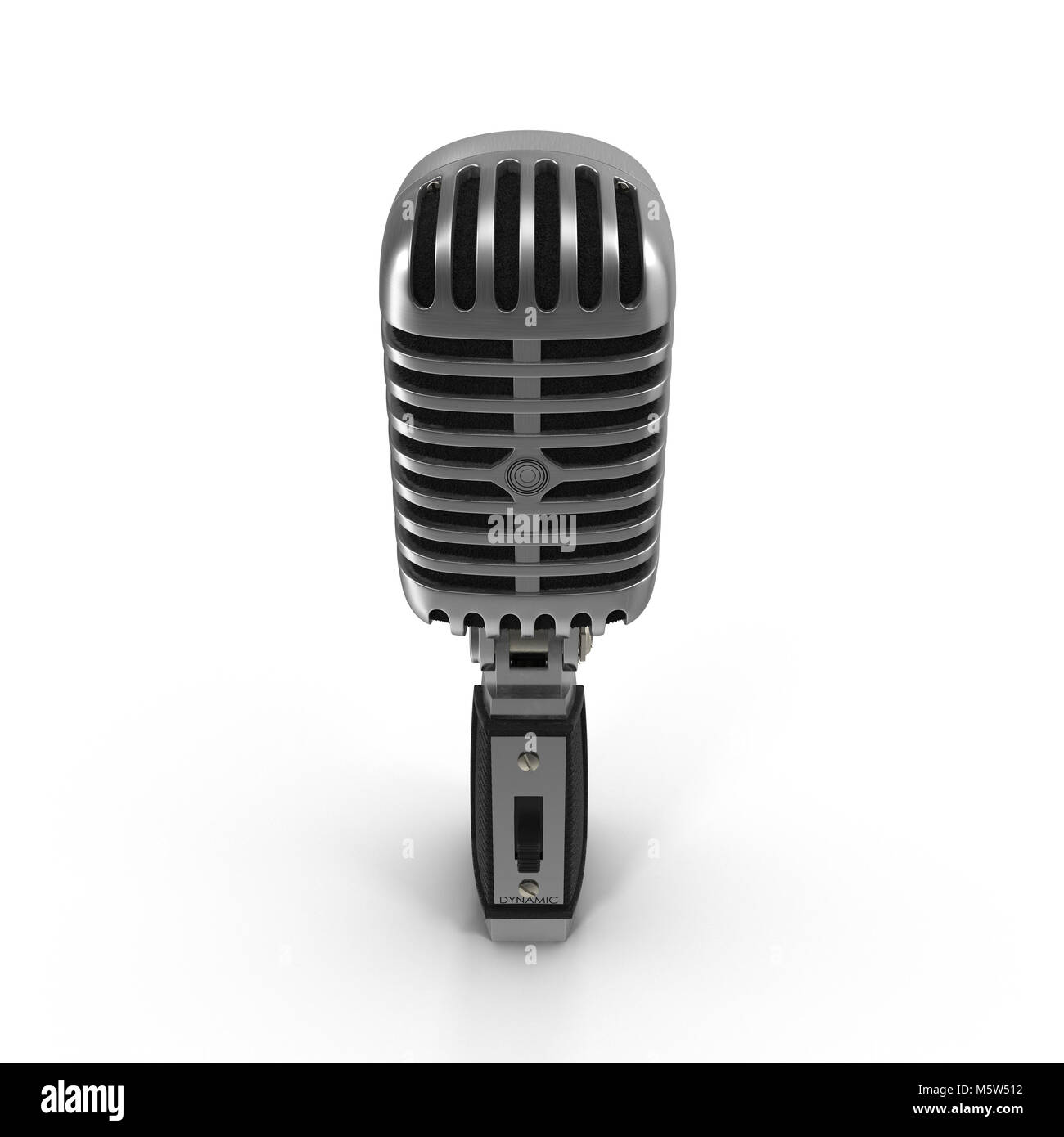 Classic microphone front view hi-res stock photography and images - Alamy