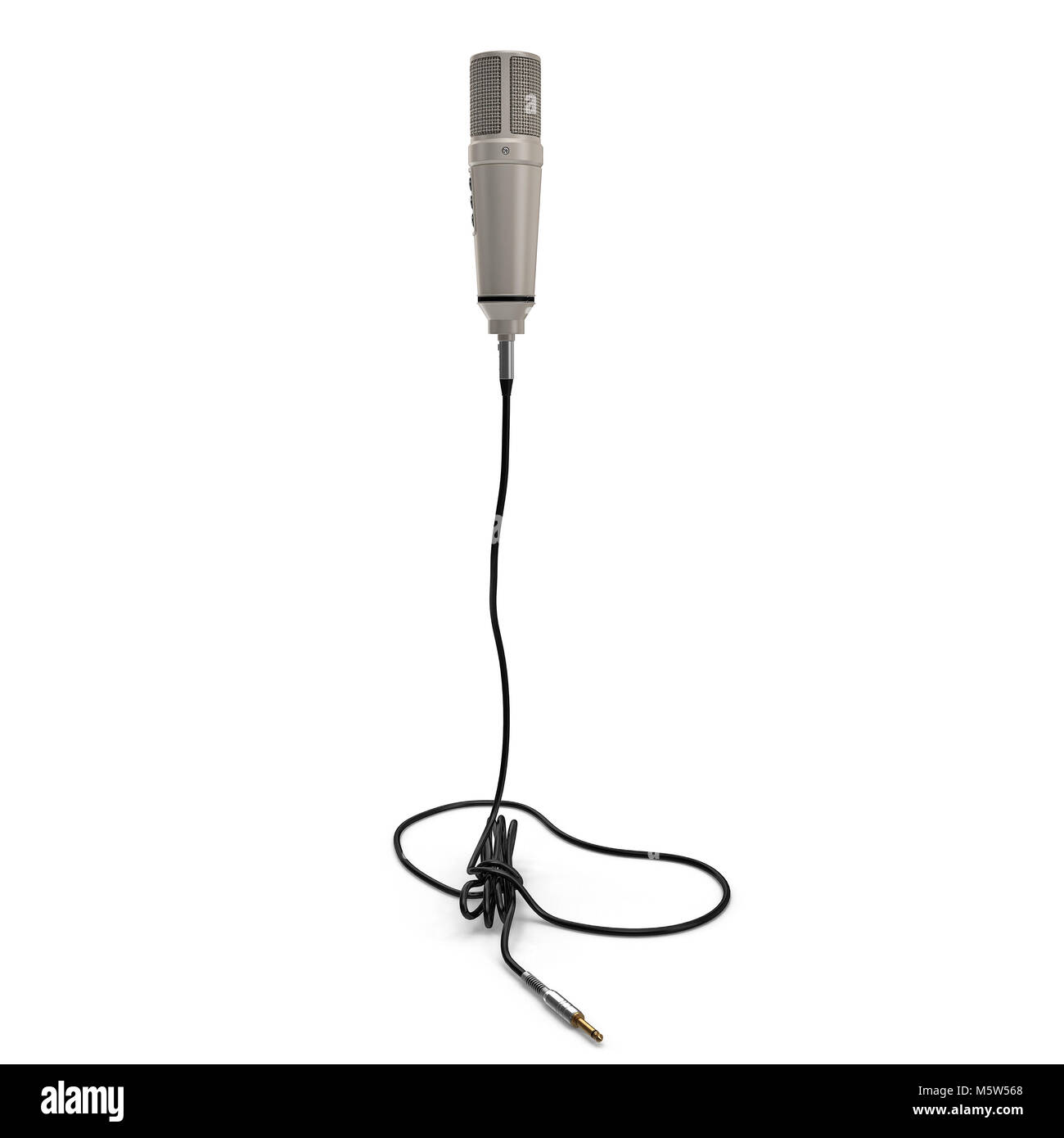 Vintage microphone nobody illustration Cut Out Stock Images & Pictures ...