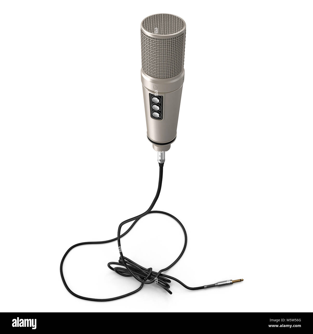 Vintage microphone nobody illustration Cut Out Stock Images & Pictures ...