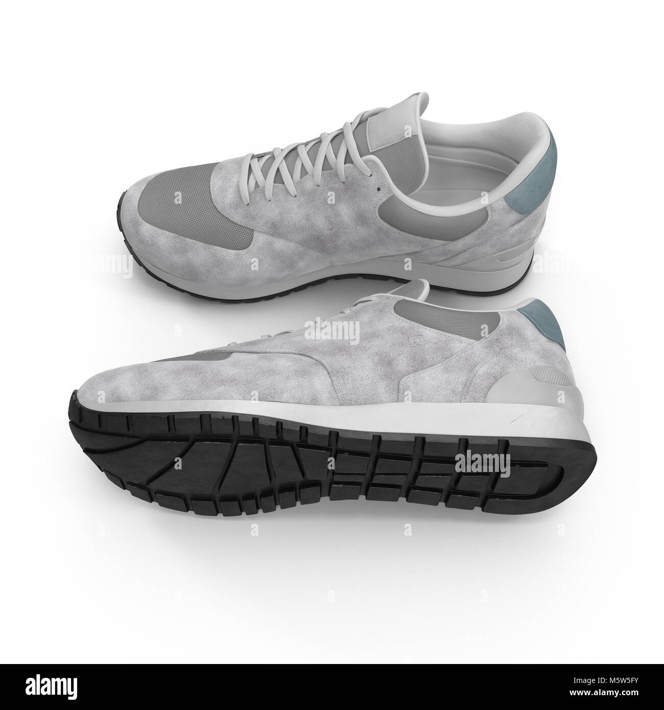 Side view blue trainers hi-res stock photography and images - Alamy